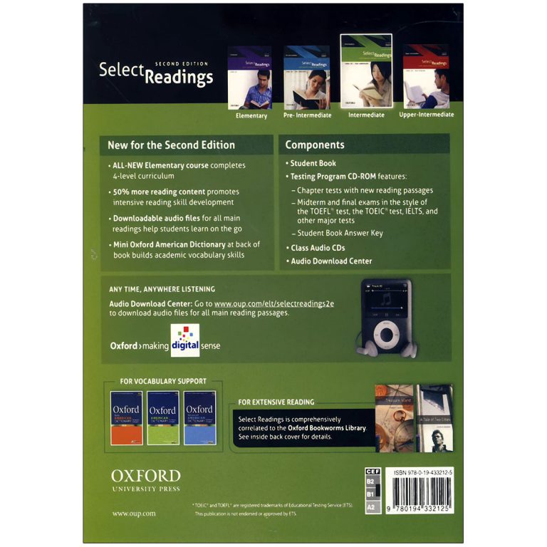Select Readings Intermediate 2nd + CD | فروشگاه اینترنتی کتاب رشد