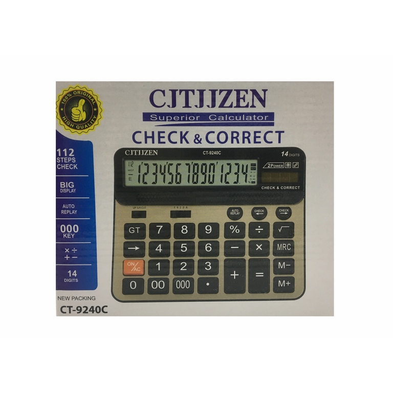 ماشین حساب CJTJJZEN | خرید و مشخصات ماشین حساب 14 رقم | فروشگاه ...