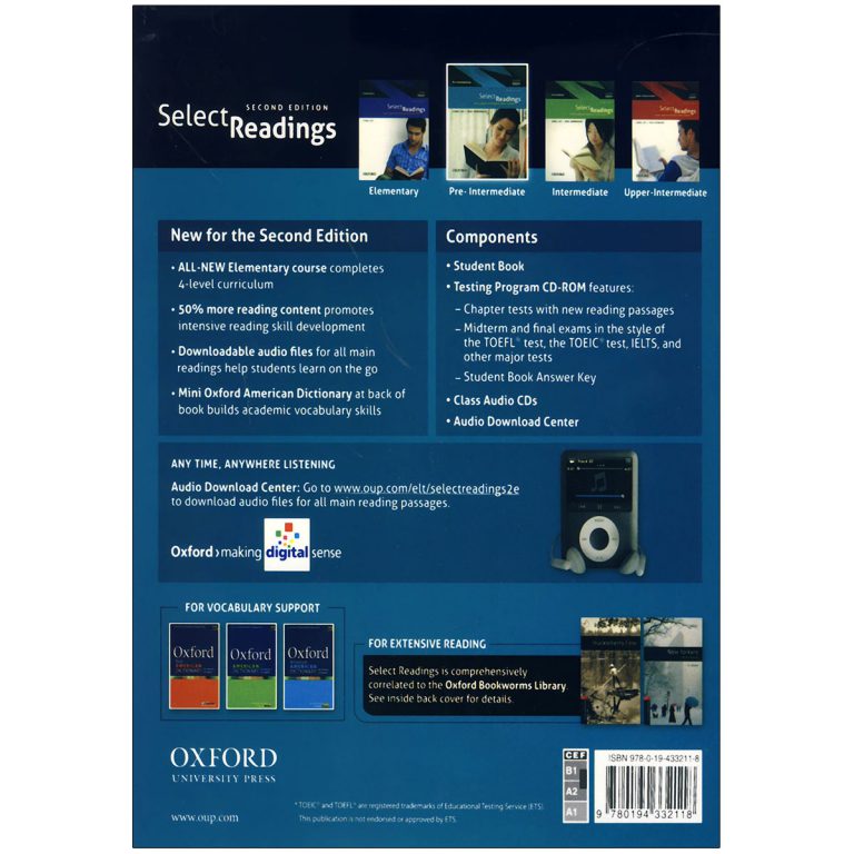 Select Readings Pre-Intermediate 2nd+QR سلکت ریدینگ | فروشگاه اینترنتی ...