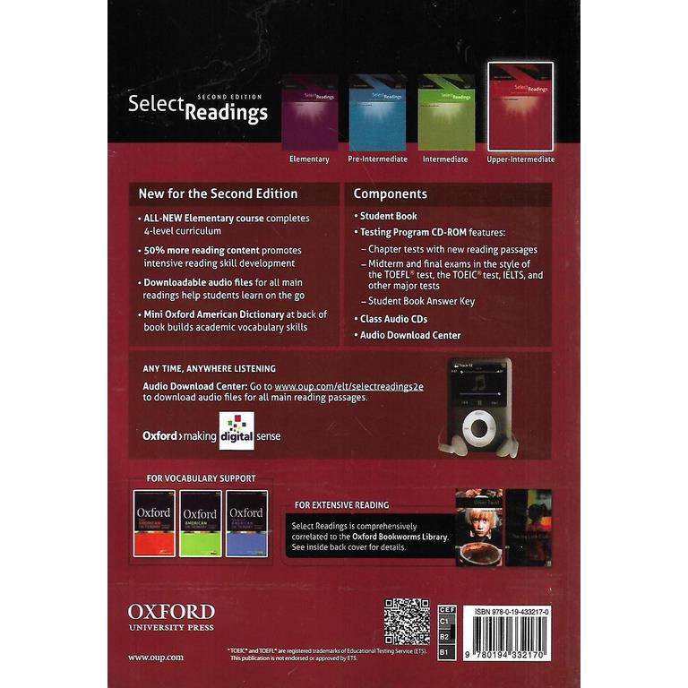 Select Readings Upper-Intermediate 2nd+CD سلکت ریدینگ | فروشگاه ...