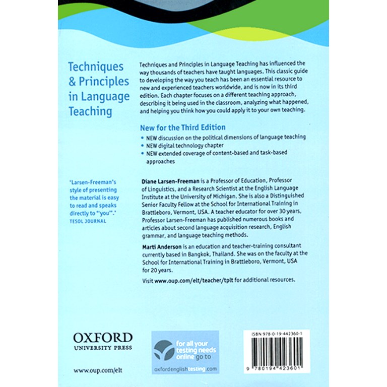 Techniques & Principles in Language Teaching | فروشگاه اینترنتی کتاب رشد