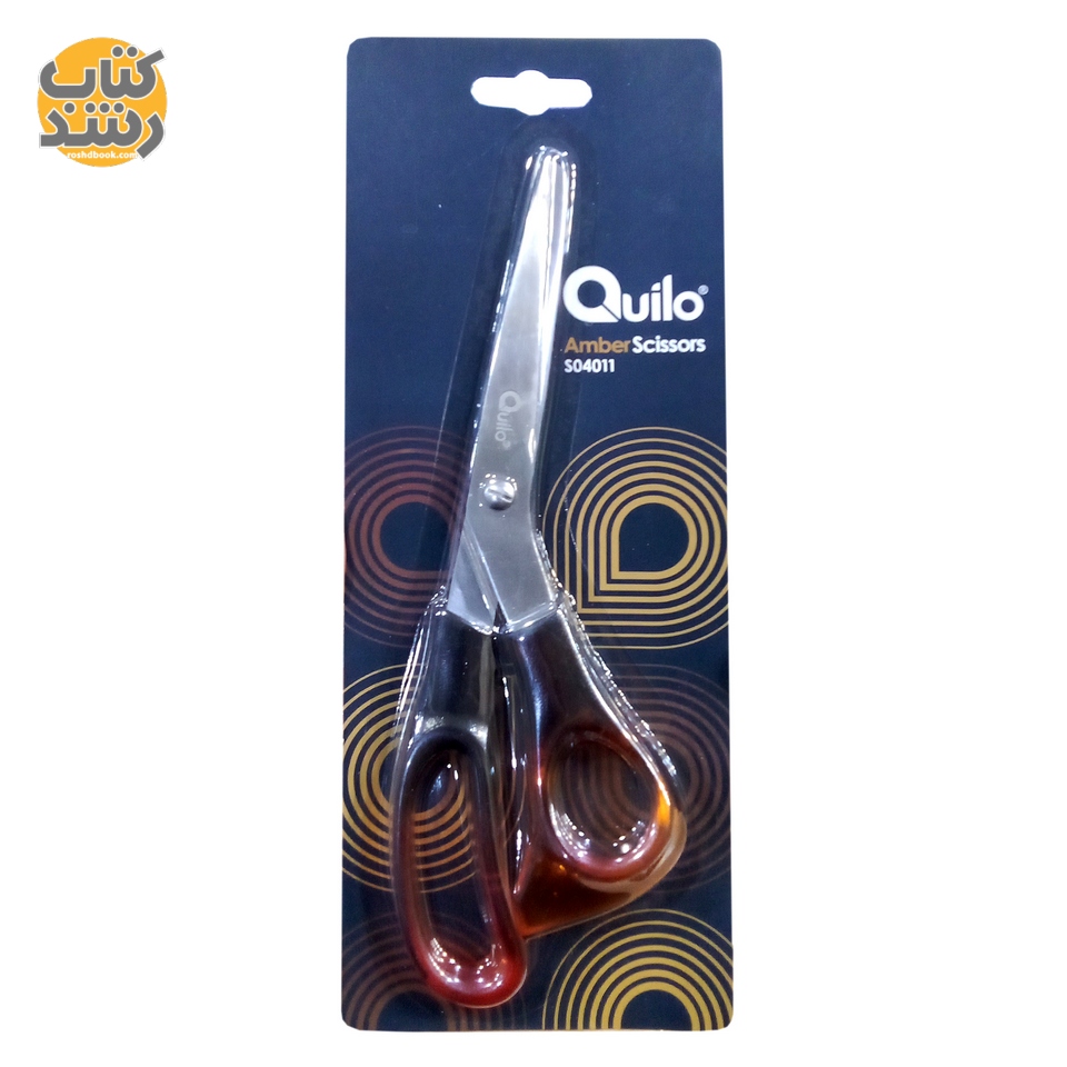 قیچی استیل اداری کوییلو | قیچی استیل سایز بزرگ | فروشگاه اینترنتی کتاب رشد