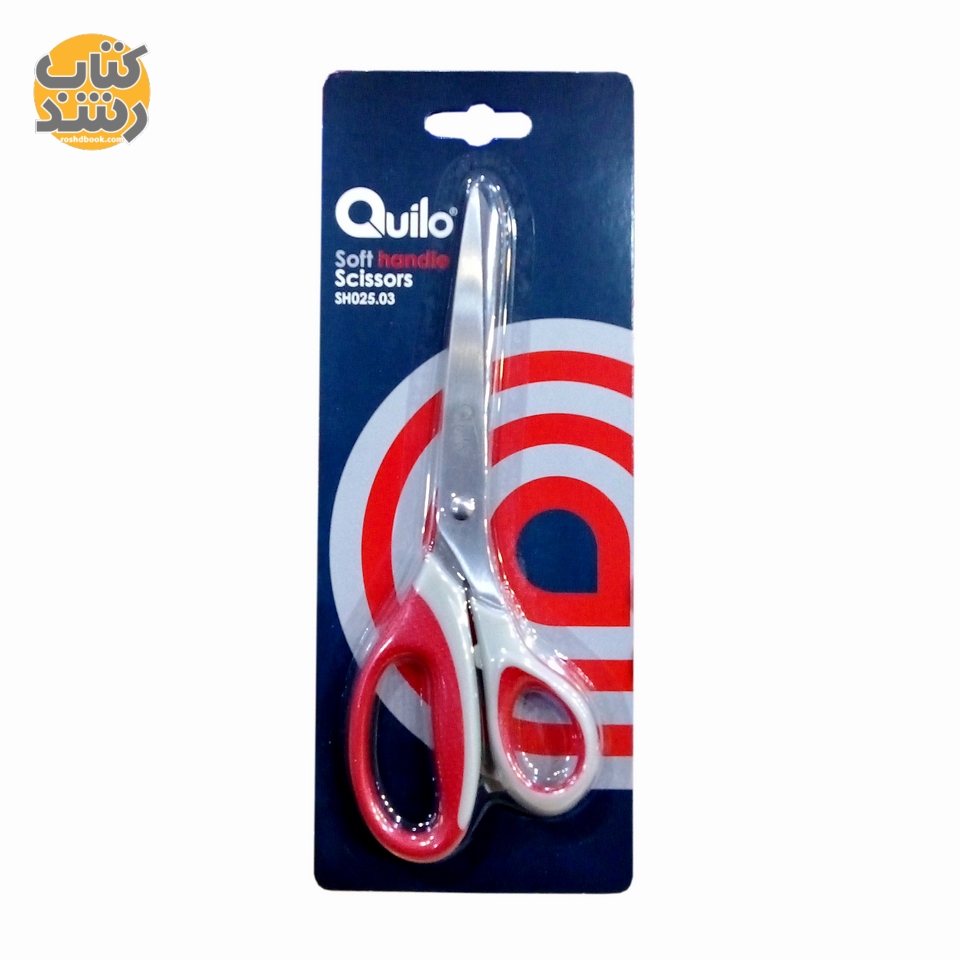 قیچی استیل اداری کوییلو | قیچی استیل سایز بزرگ | فروشگاه اینترنتی کتاب رشد